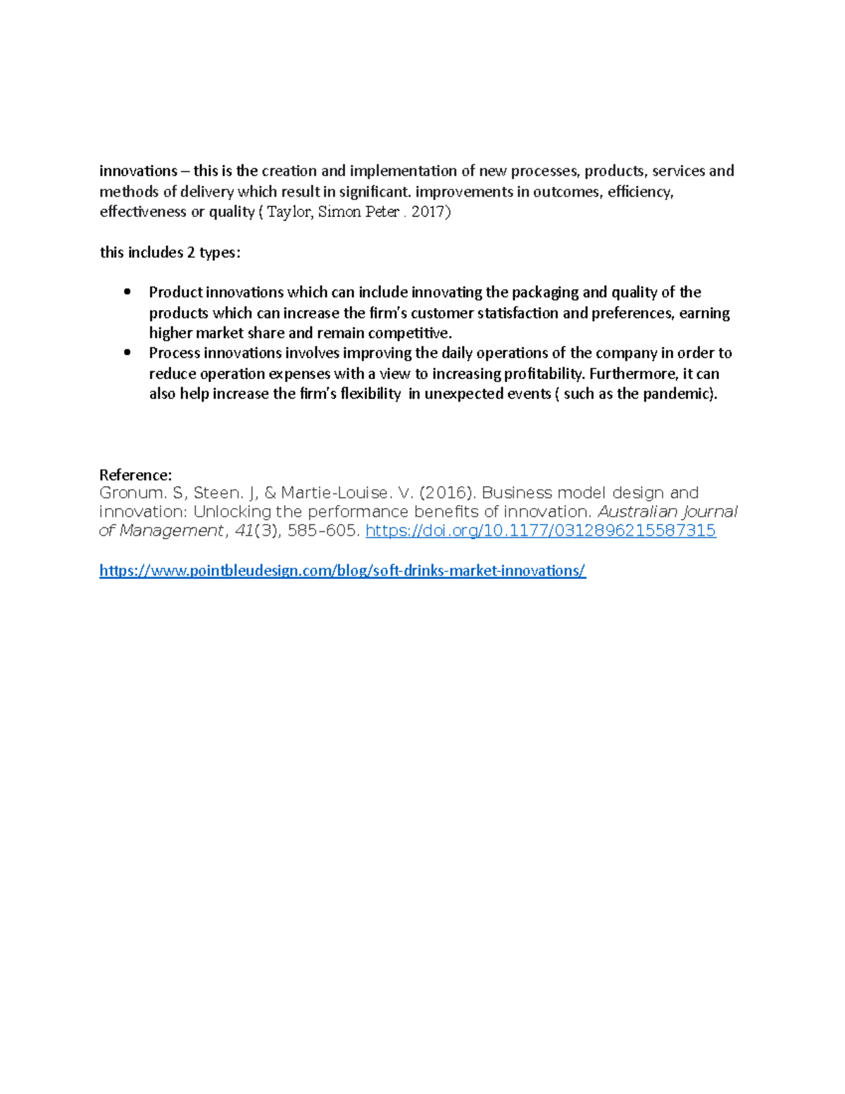 References - hope this is helpful to you all - innovations – this is ...