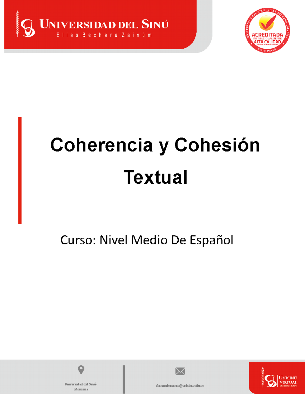 Sesi Ã³n 5 coherencia y cohesi Ã³n - Universidad del Sinú ...