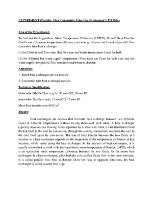 EXPERIMENT 1: LINEAR HEAT CONDUCTION (TD1002A) - Heat Transfer Lab ...