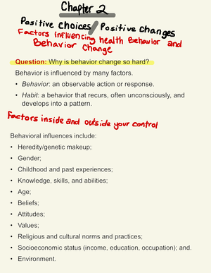 Physical Fitness - just what we went ove - KINE 3355 - reduced risk of ...