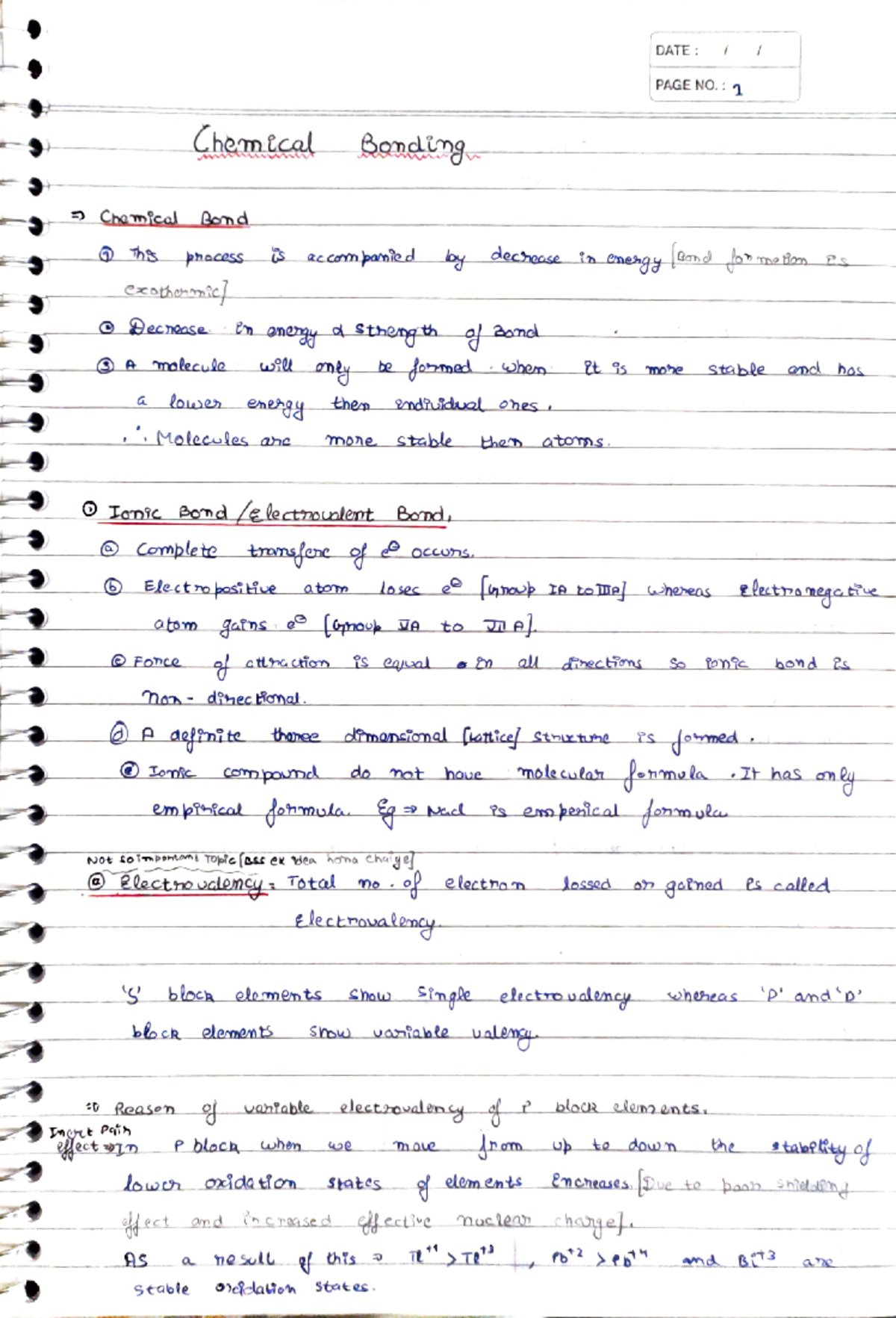 Bonding - Class 12 - Chemical emd. AA molecule O Ionîc Bond Chemtcal ...