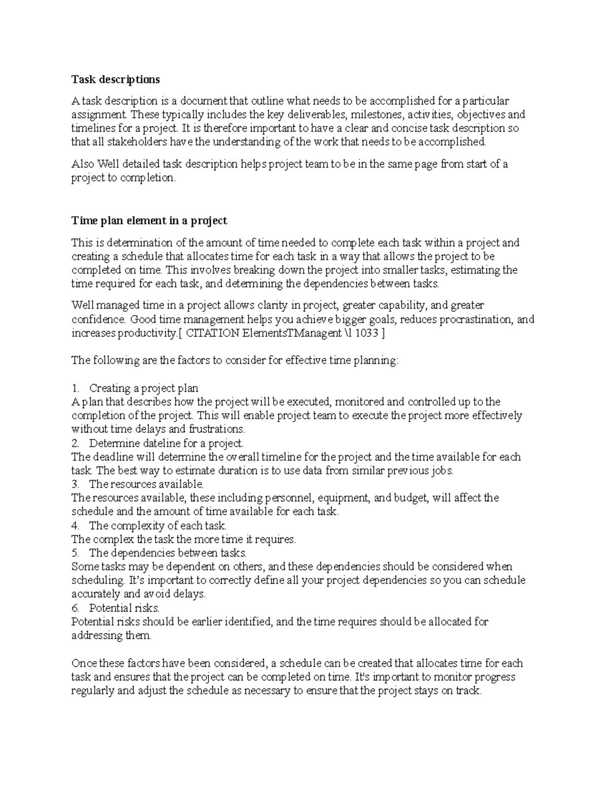 Task descriptions - The practical applications of financial management ...