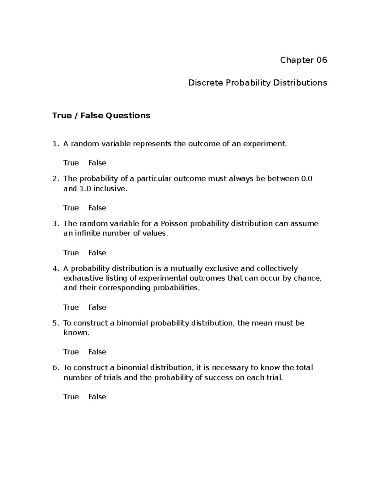 Chap006 - it is about cha1 to ch7 - Chapter 06 Discrete Probability ...