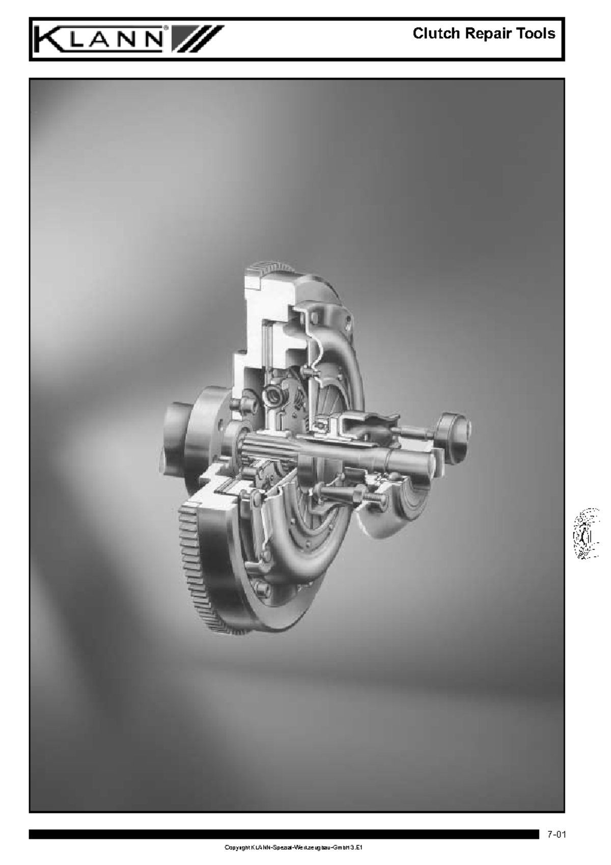 Clutch Repair Tools - for knec students - 7- 7- KL-0205-3 US Universal ...