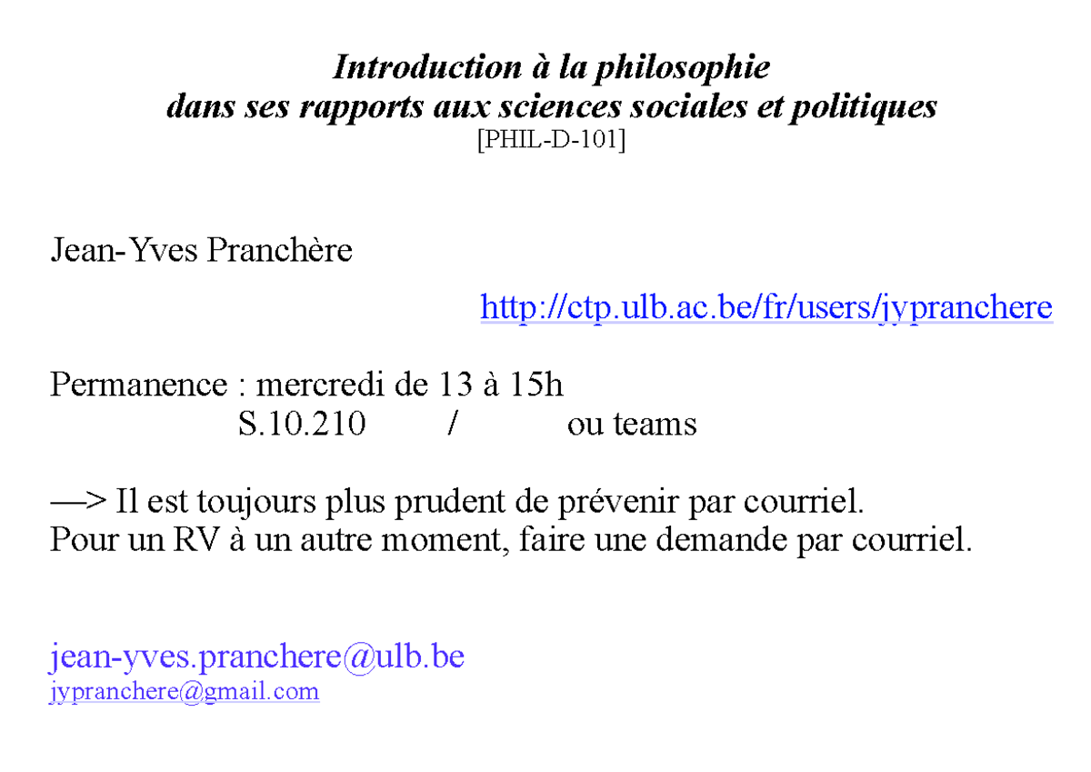 Phild 101 Slides 1 - aze - Introduction à la philosophie dans ses ...