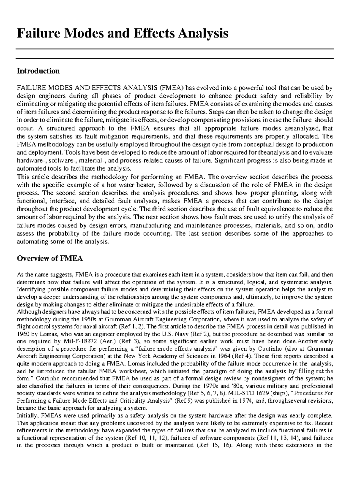Failure Modes and Effects Analysis - Failure Modes and Effects Analysis ...