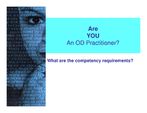 Evaluating OD Interventions - Evaluating OD Interventions Evaluating OD ...