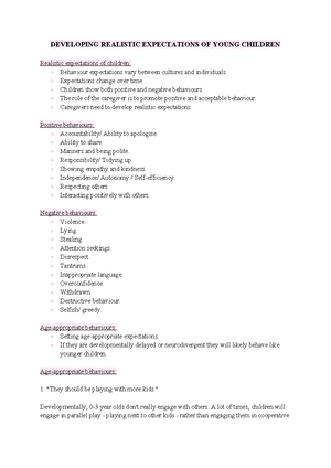 [Solved] List four 4 examples of childfocused work practices that you ...