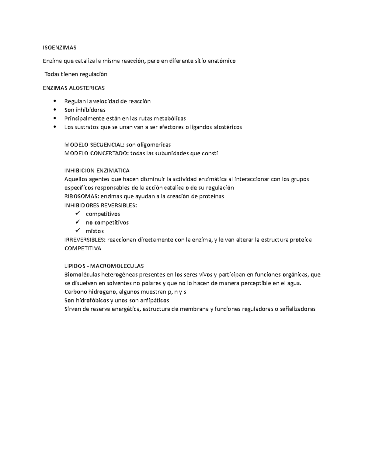 Isoenzimas - ISOENZIMAS Enzima que cataliza la misma reacción, pero en ...