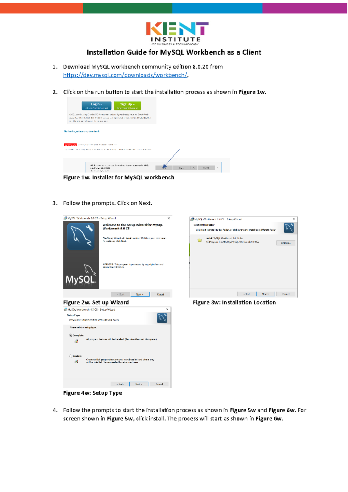 Installation Guide for My SQL Work Bench - Installation Guide for MySQL ...