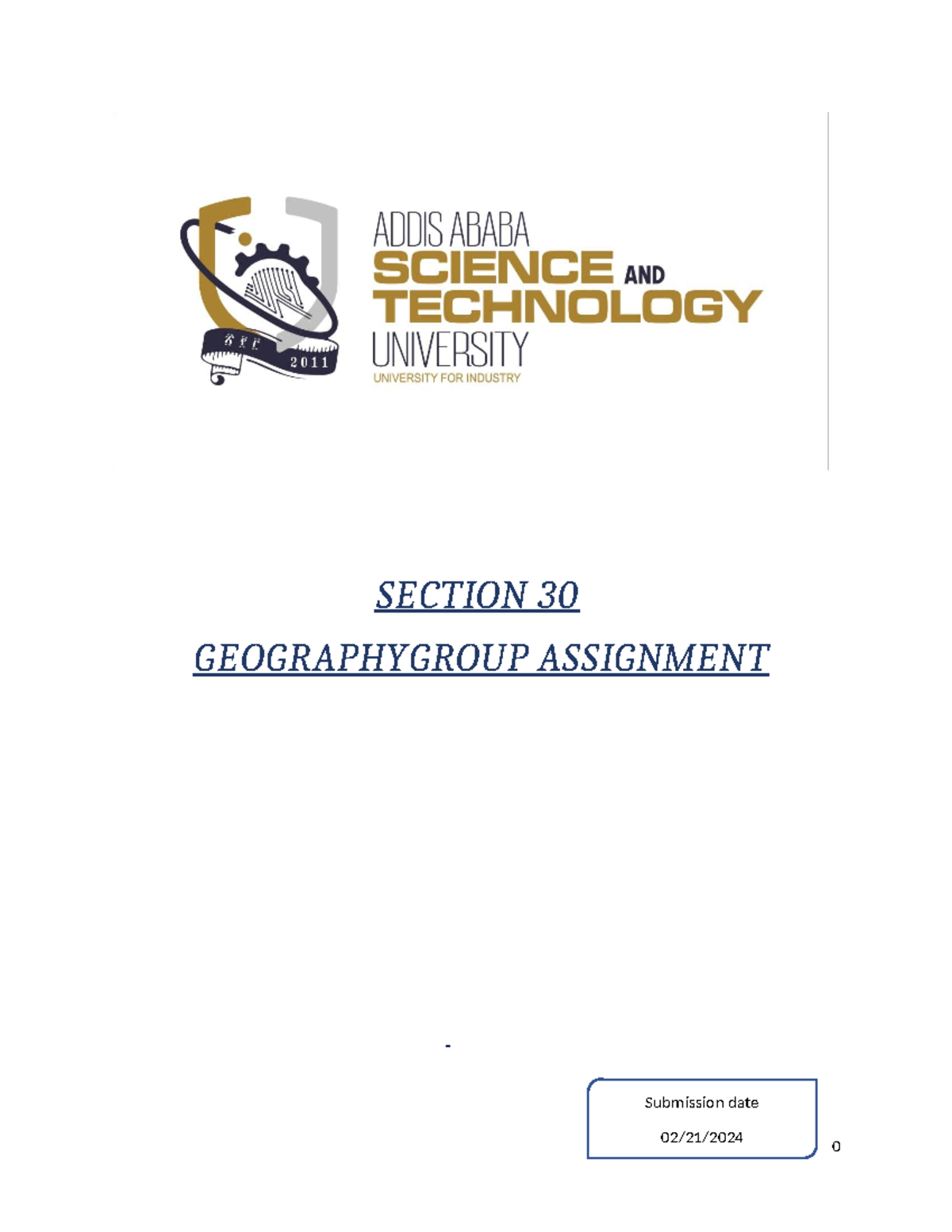Section 30 geography 1 - rgdgtsgy - SECTION 30 GEOGRAPHYGROUP ...