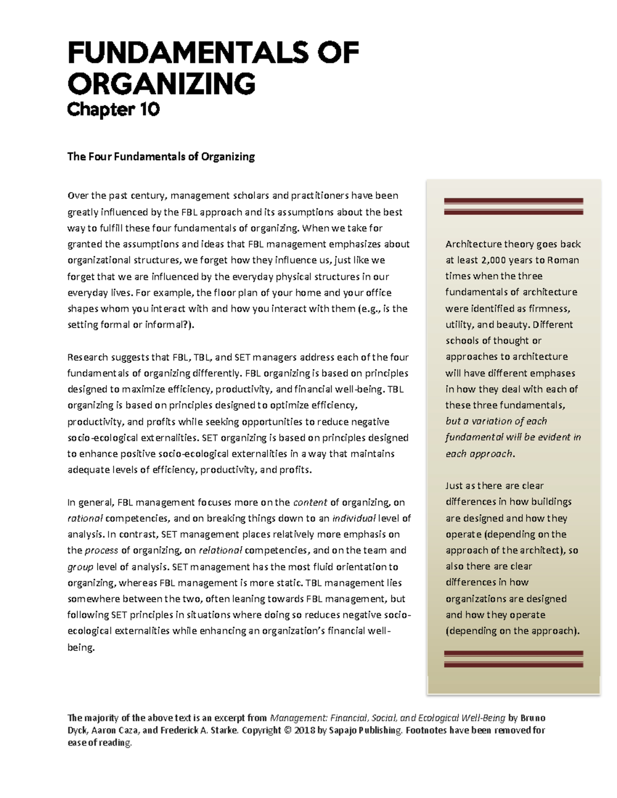 Chapter 10 - Essay - FUNDAMENTALS OF ORGANIZING Chapter 10 The majority ...