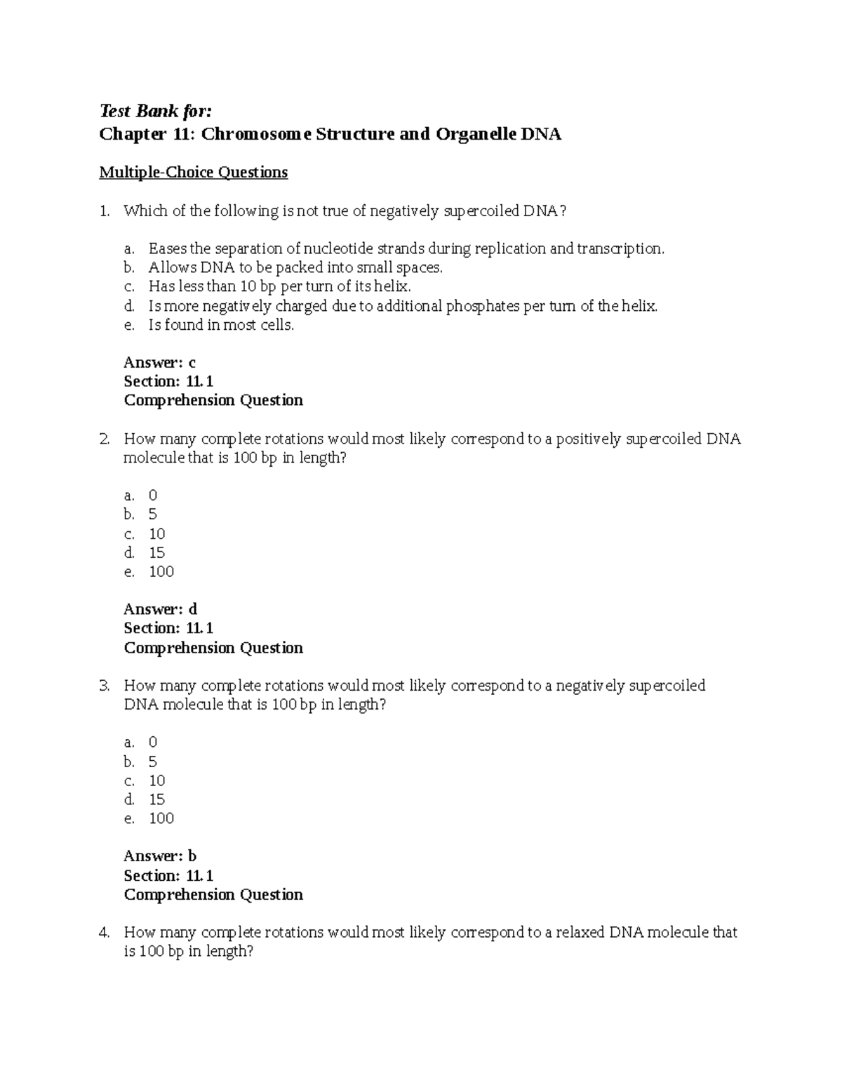 Ch11 - lecture slides from Susan Hoffman for final exam - Test Bank for ...