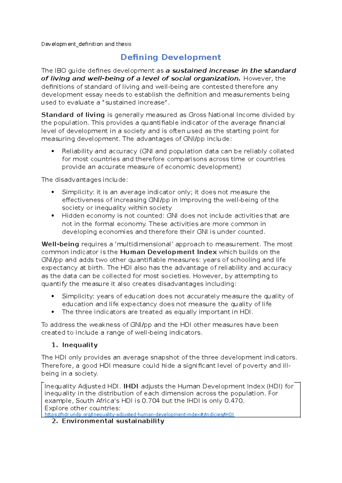 Development: definitions and theses - Development_definition and thesis ...