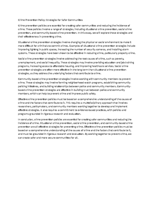 Deviant Place Theory - In this essay, we will explore the Deviant Place ...