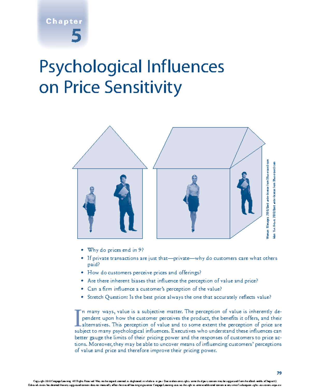 Chapter 5 - Pricing Strategy - 79 C h a p t e r 5 Psychological Influences on Price Sensitivity ...