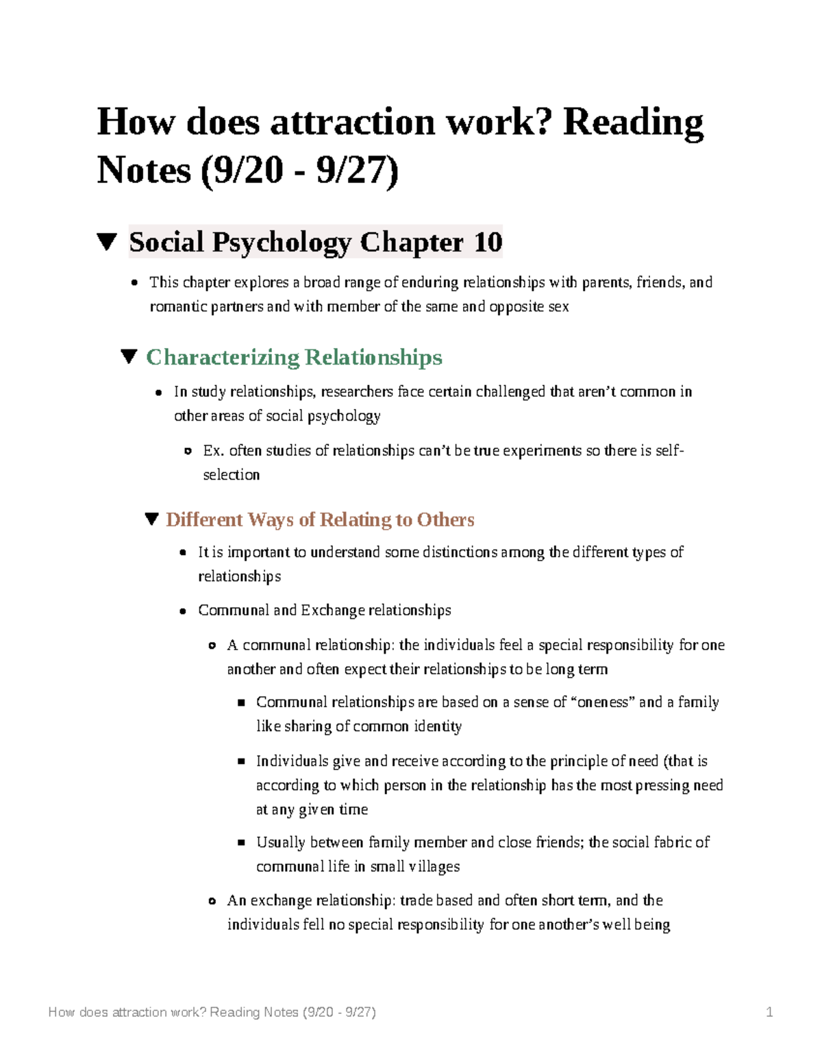 How does attraction work Reading Notes - How does attraction work ...