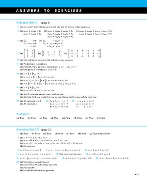 Week 1 - Version 1 - PDF - Week 1 Topic 1: Linear Equations. Definition ...