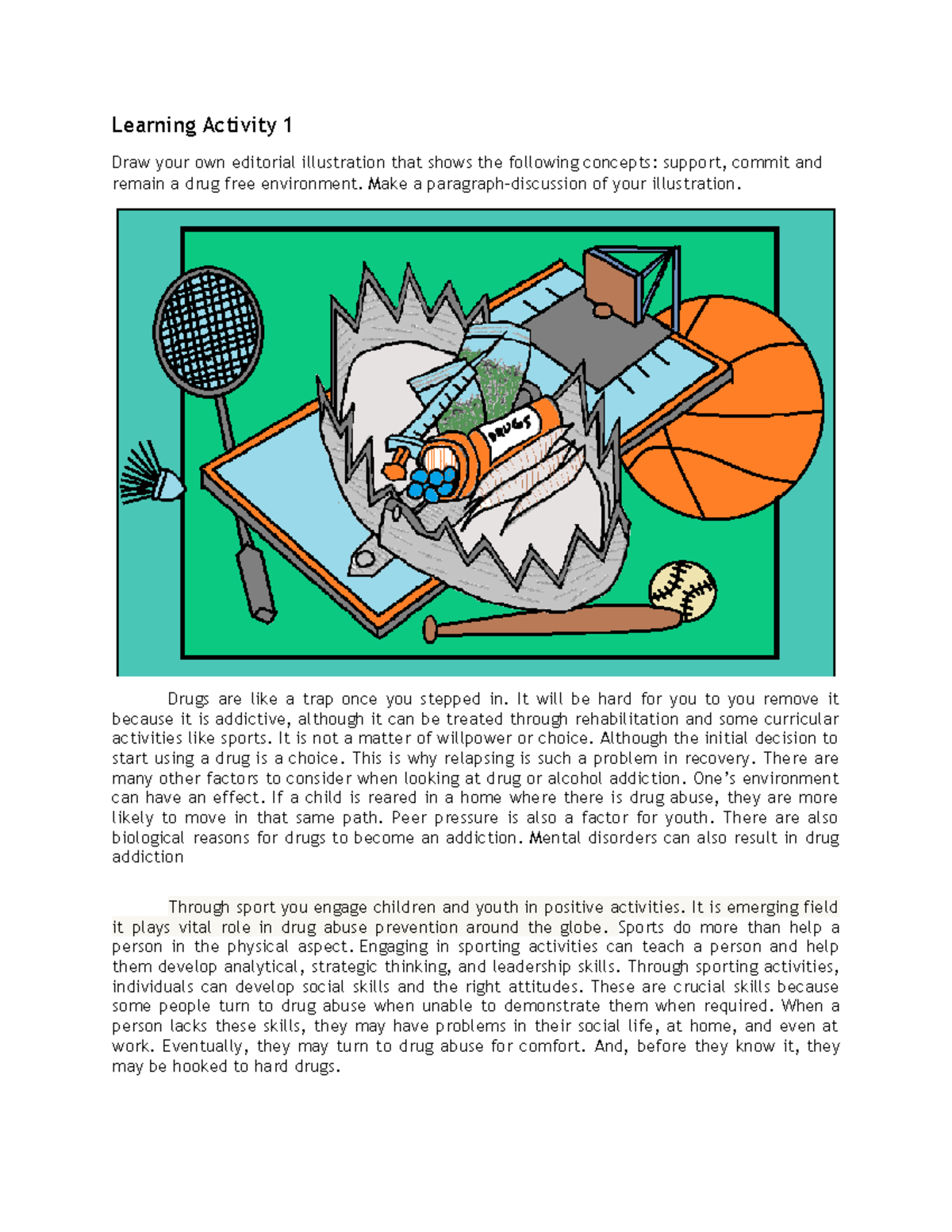 Module 2 - Learning Activity 1 - Learning Activity 1 Draw your own ...