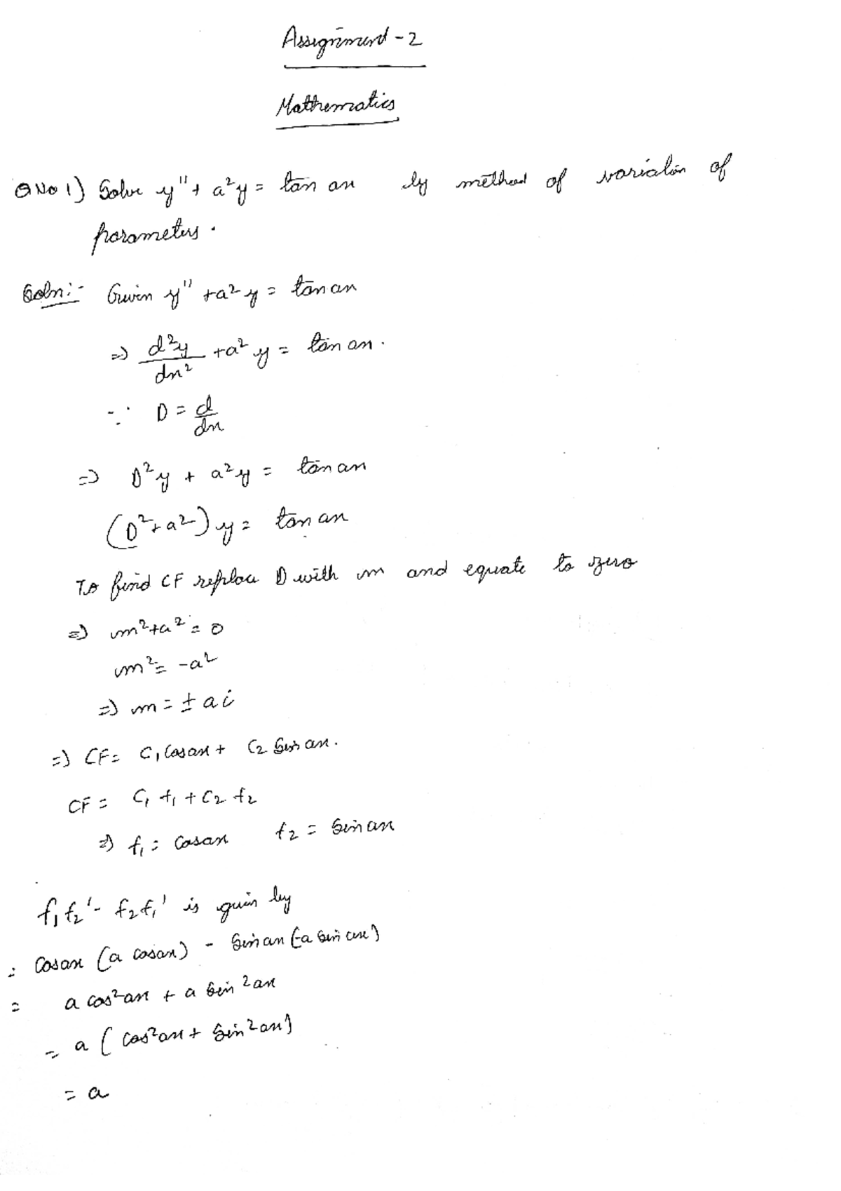 Math Assignment 2 soln - kxwnakdxnk - Discrete mathematics - Studocu