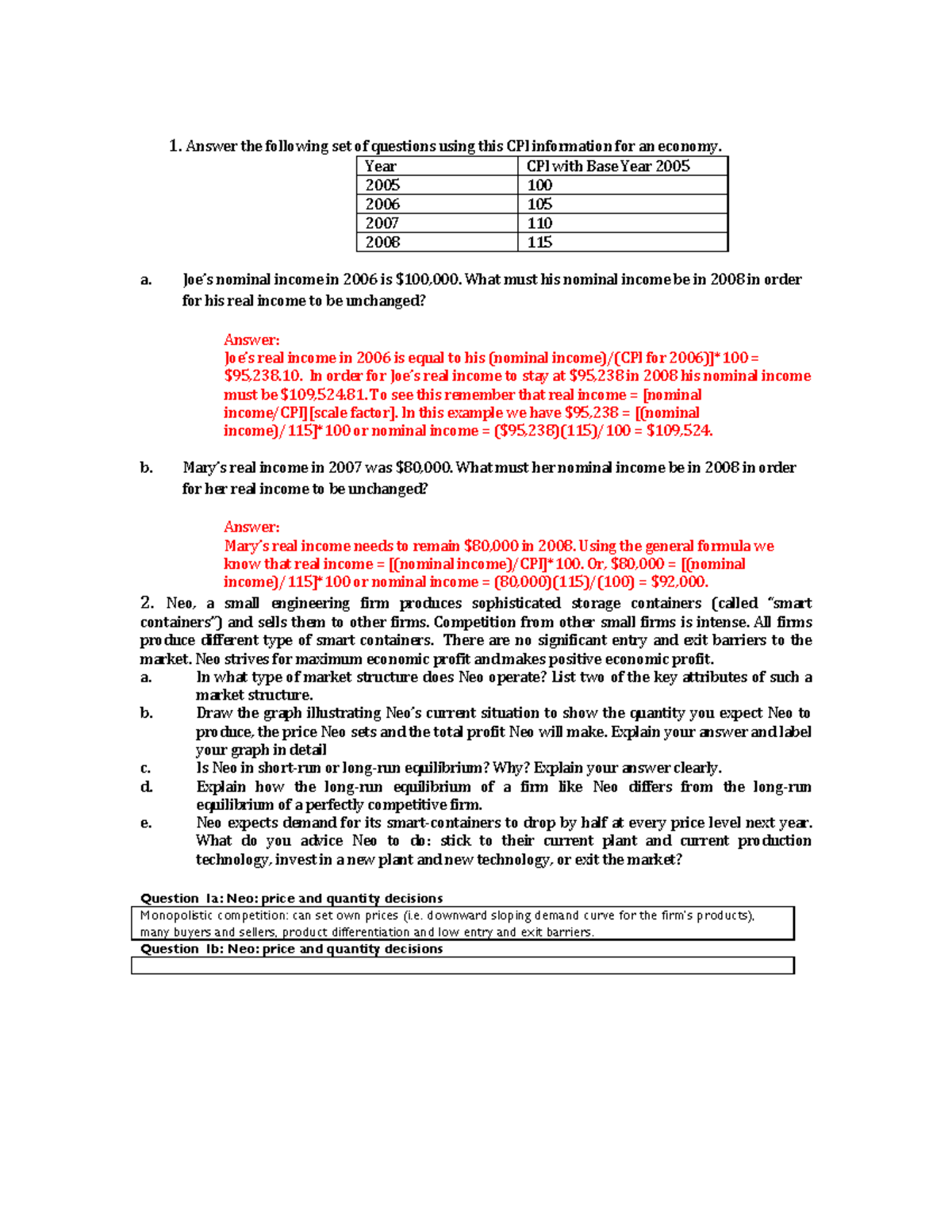 Tutorial 8 Answers - dcfgvhbjnkmaxnakanknkacnckanc - 1. Answer the following set of questions ...