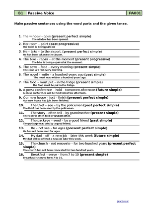 Inversionexercises - Inversion - EOI REUS INVERSION: PRACTICE 2 EXERCISE 1 USING INVERSION ...