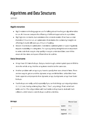 CS2004 Algorithms and their Applications Study Guide [Provisional] (2021-2022) - Department of ...