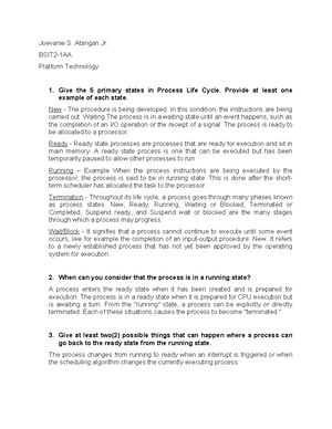 06 Laboratory Exercise 1(3) - IT 06 Laboratory Exercise 1 *Property of ...