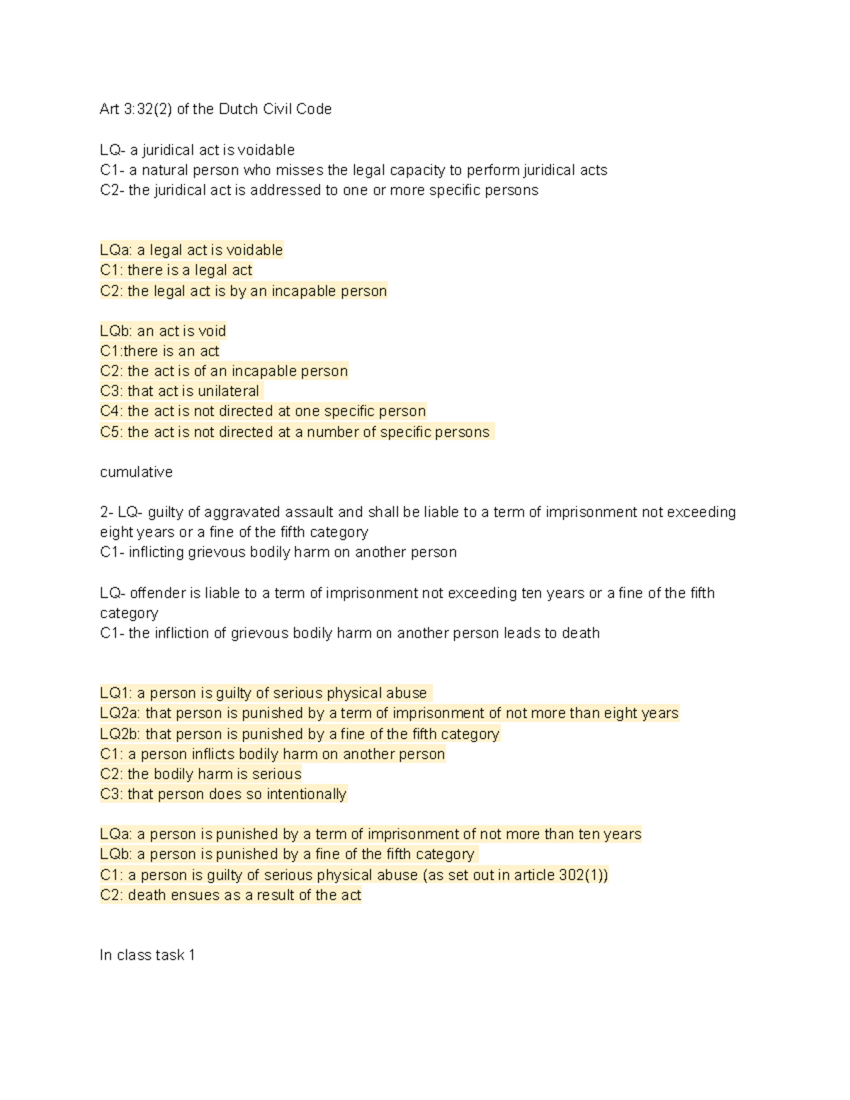 Skills 4 - tutorial - Art 3:32(2) of the Dutch Civil Code LQ- a ...