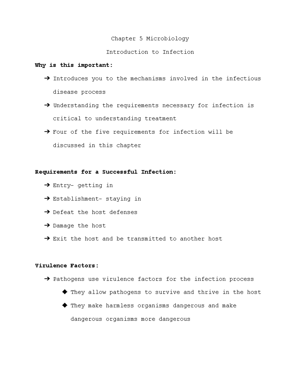 Chapter 5 Microbiology - Chapter 5 Microbiology Introduction to ...