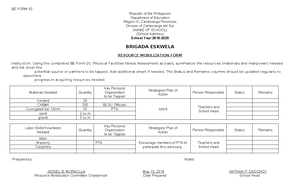 Brigada-Eskwela-Form-1-Needs-Assessment-Form - BE FORM 01 Republic of ...