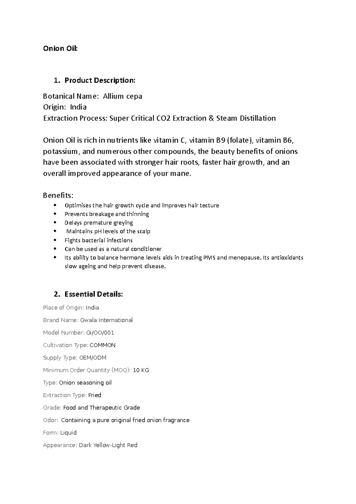 Onion Oil - good extraction - Social Work ASWB Bachelors Exam Guide ...