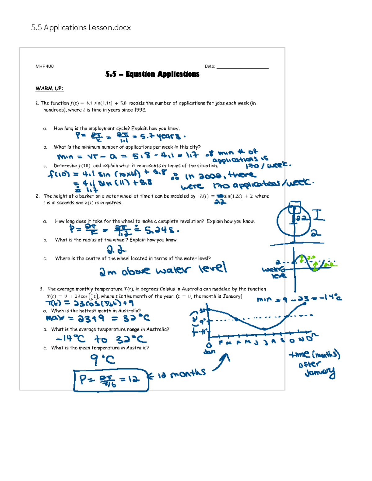 5.5 Filled Applications Lesson Updated - MATH 1080 - ρ͘ρ ƉƉůŝĐĂƚŝŽŶƐ ...