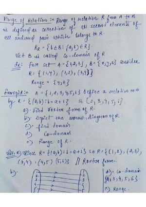 Types Of Relation - Mathematics for economics - Studocu