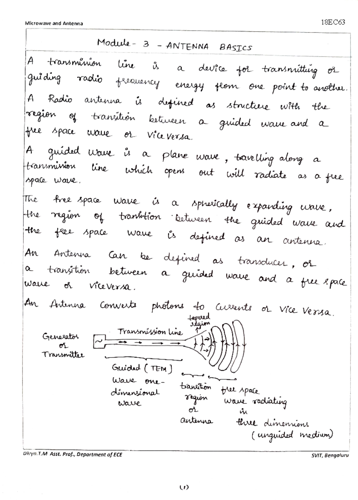 Module 3- Antenna basics - Electronics and communication engineering - Studocu