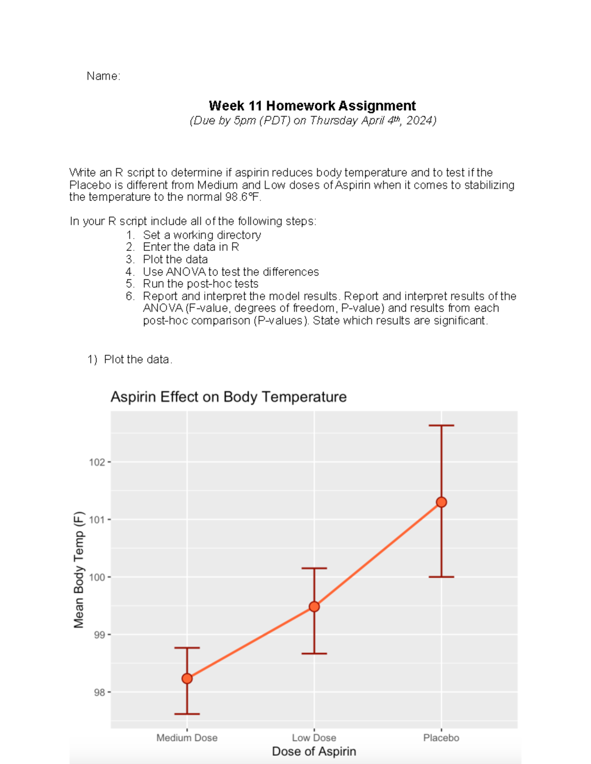 BIO 215 Week 11 HW - BIO215C Week 11 homework - Name: Week 11 Homework ...