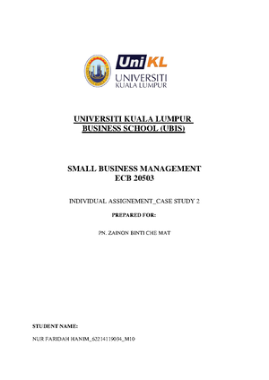 Cover Letter Template (BI) - Business Management - UniKL - Studocu