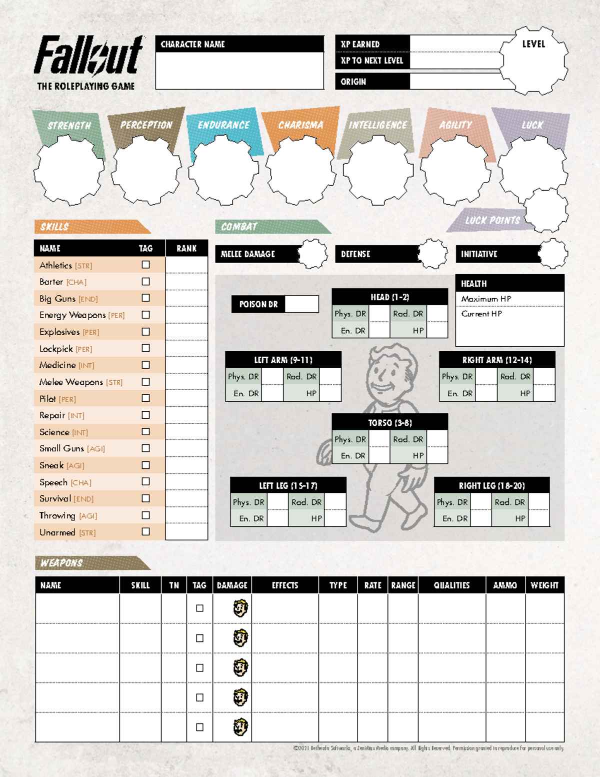 FO2d20-Human-Character-Sheet 15Nov2021 - SKILLS COMBAT WEAPONS NAME TAG ...