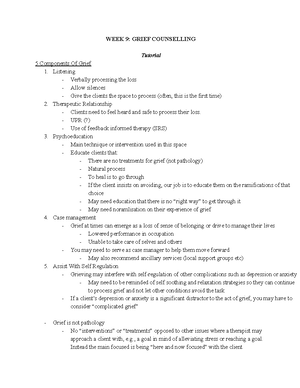 COU300 WEEK 5 Kanel’s ABC Model OF Crisis Intervention Notes - WEEK 5 ...