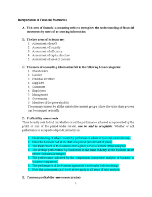 Ch13-Aggregate Planning - Financial Accounting - Studocu