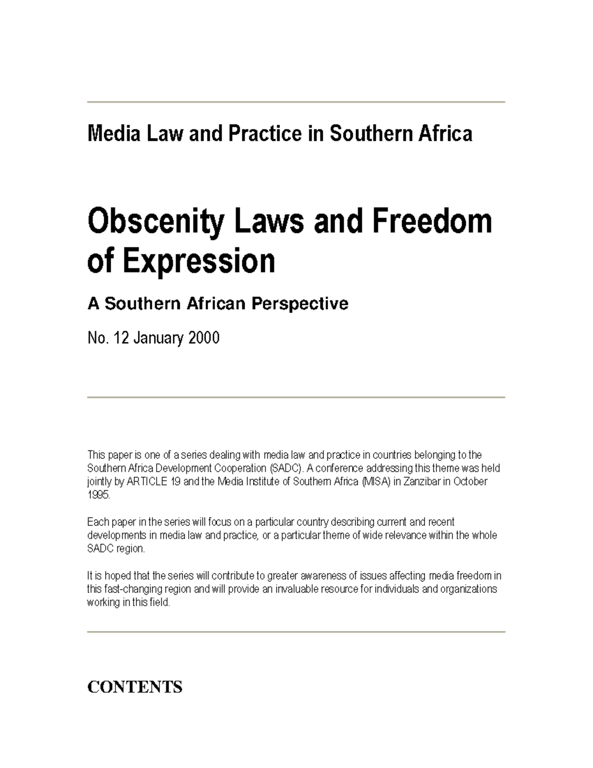 Obscenity-law-paper - Thesis - Media Law and Practice in Southern ...