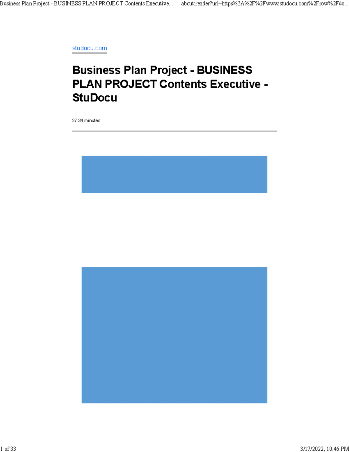 Businessplanproject entrepreneurship and business - studocu Business ...