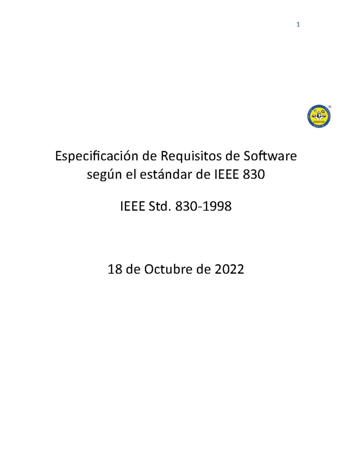 Descripción IEEE-830-reeditado - Especificación de Requisitos de Software según el estándar de ...