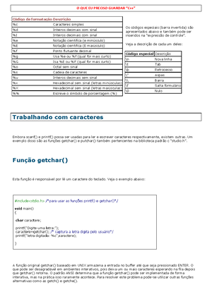 Linguagem de programação-exercícios resolvidos - LINGUAGEM DE ...