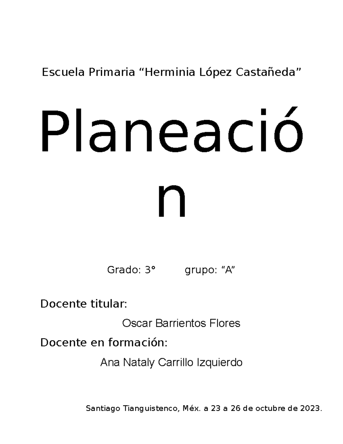 Conociendo mi comunidad 3B 1 - Escuela Primaria “Herminia López ...