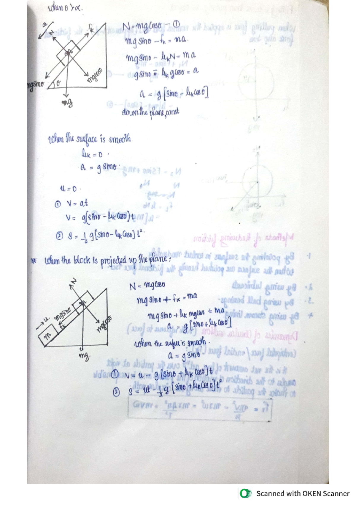 Laws of motion part 3 - Physics - Studocu