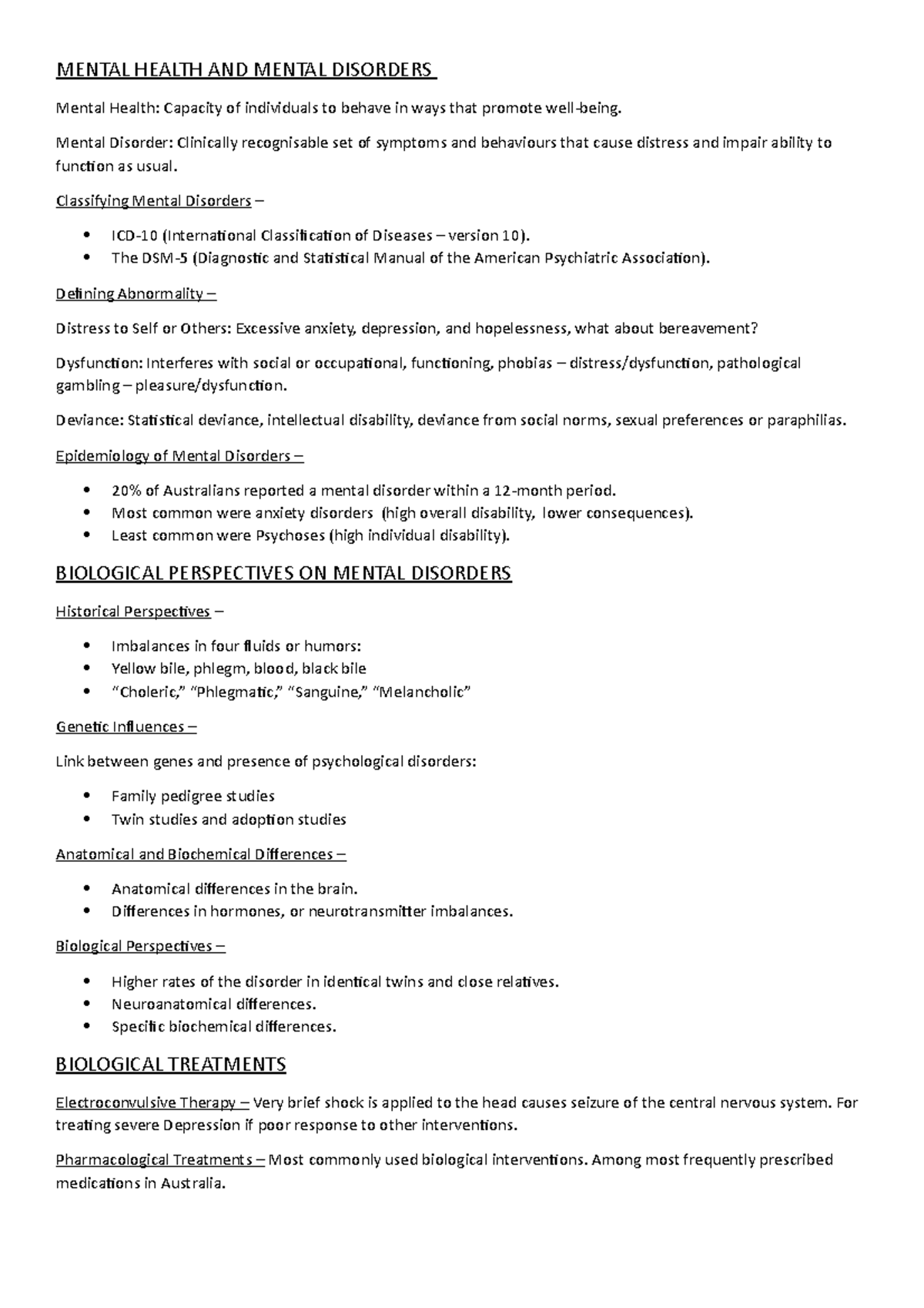 Mental Health - module 2 - MENTAL HEALTH AND MENTAL DISORDERS Mental ...