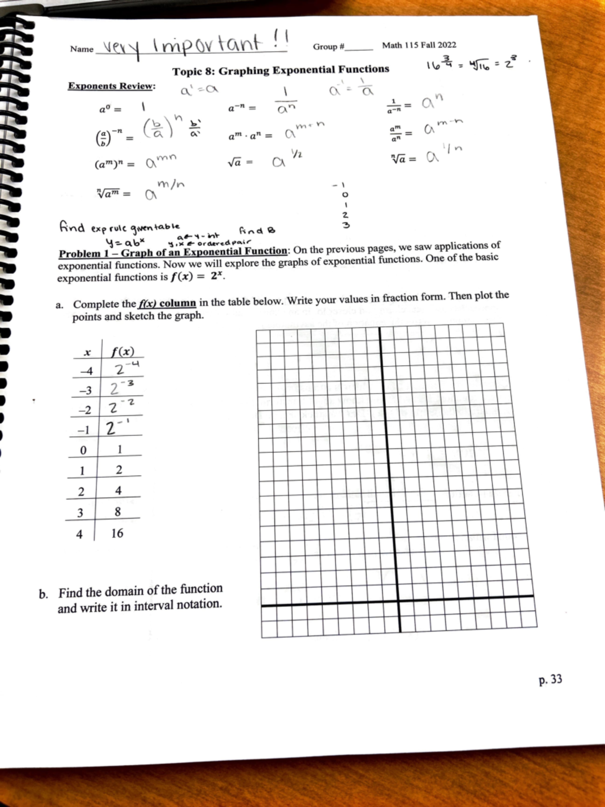 Week 3-4 precalc - some course pack completion - ,_ ._ ####### • I I ...