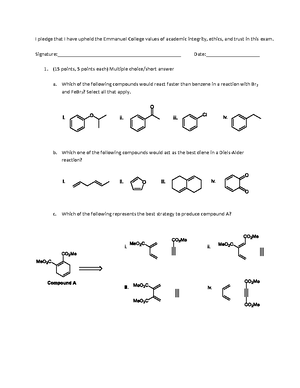 Friedel Crafts data sheet - 09 – Friedel Crafts Alkylation Data Sheet ...