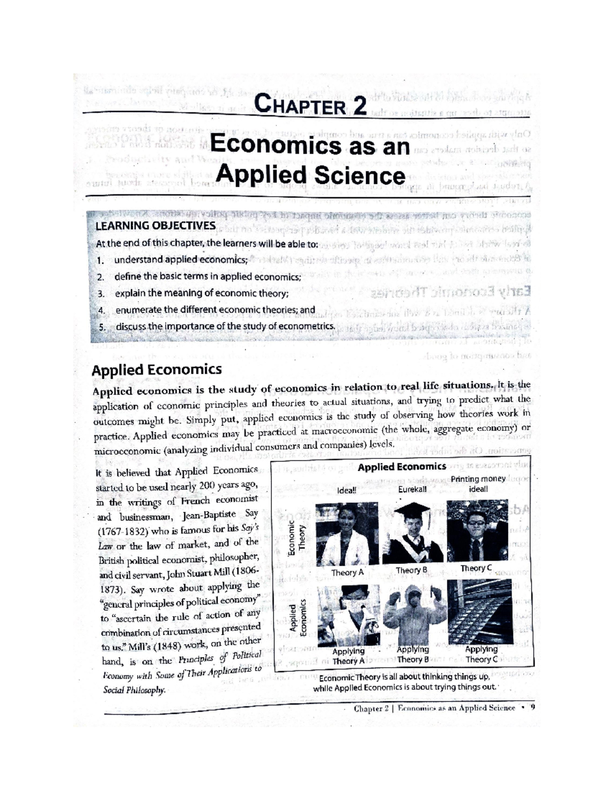 AE - Finals- Reviewer - CHAPTER 2 Economics as an Applied Science ...